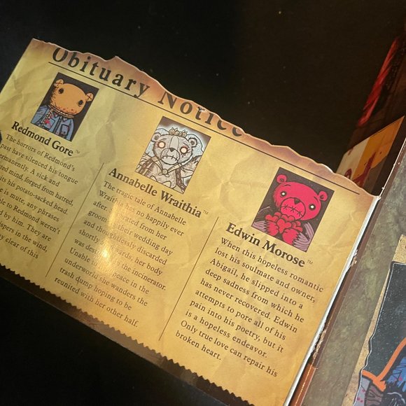 Other | Teddy Scares Redmond Gore Plush Bear Series 1 12 Nib | Poshmark